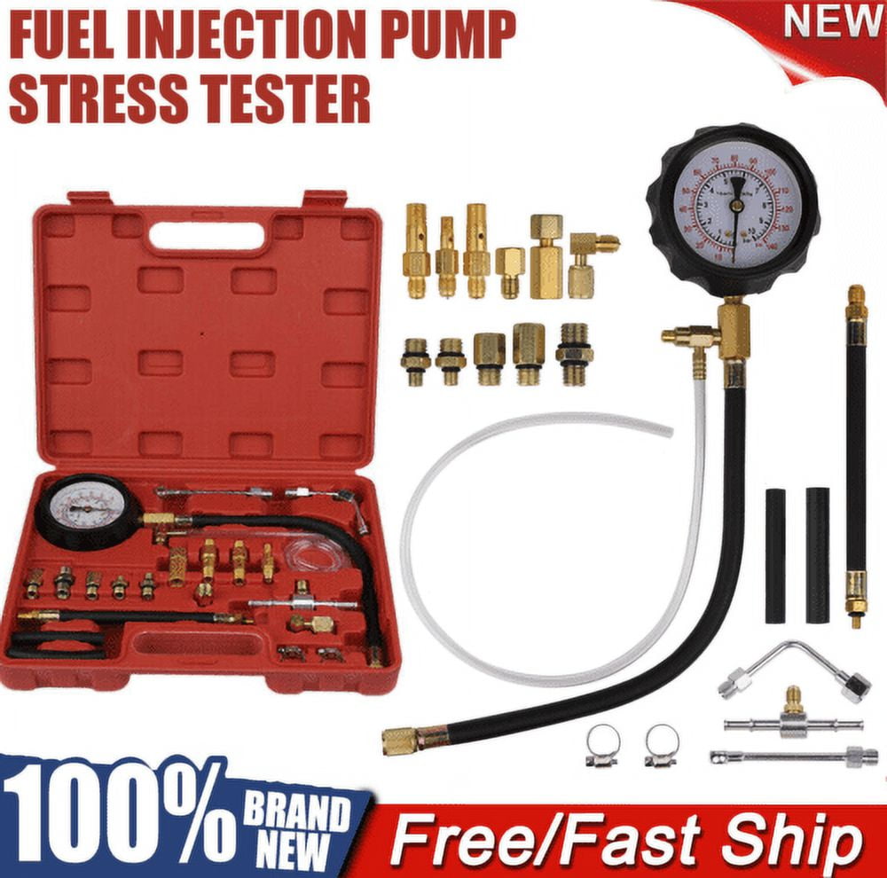 Supsupsiu 0-140PSI Fuel Injection Pump Pressure Tester Pressure ...