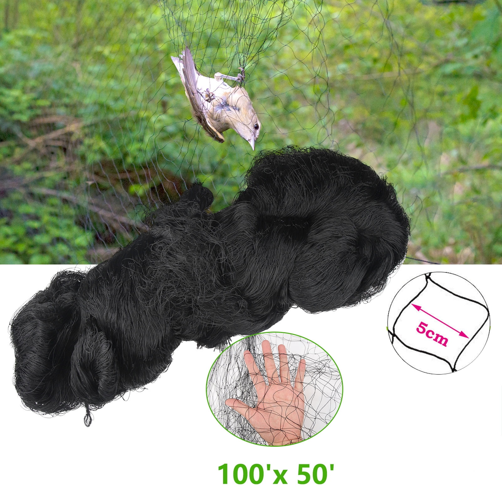 Supsupsiu 100'X50' Heavy Duty Bird Netting for Bird Poultry Aviary Game ...