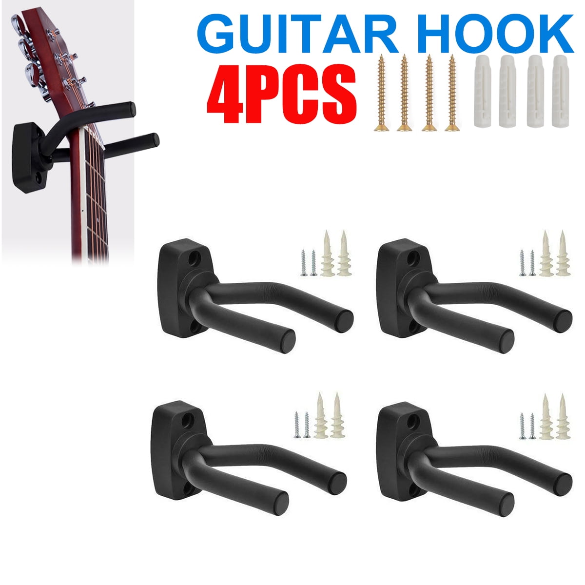 Supsupsiu Top Stage Wall Mount Display Guitar Hook with Mounting ...