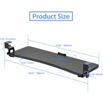 Mount-It! Sit Stand Keyboard Tray | Under Desk Keyboard and Mouse ...
