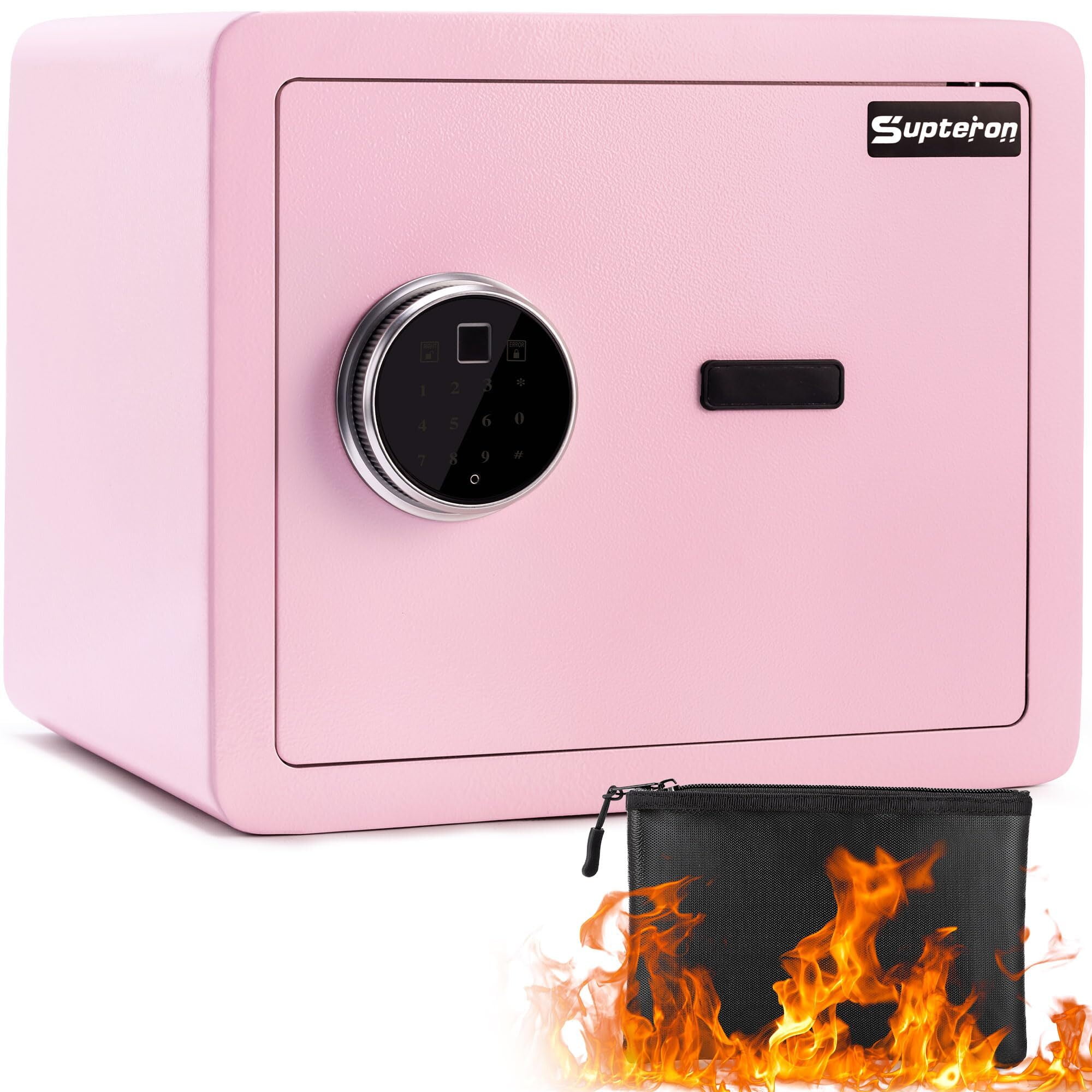 Supteron Lockbox with Biometric Fingerprint Touch Screen and Digital ...