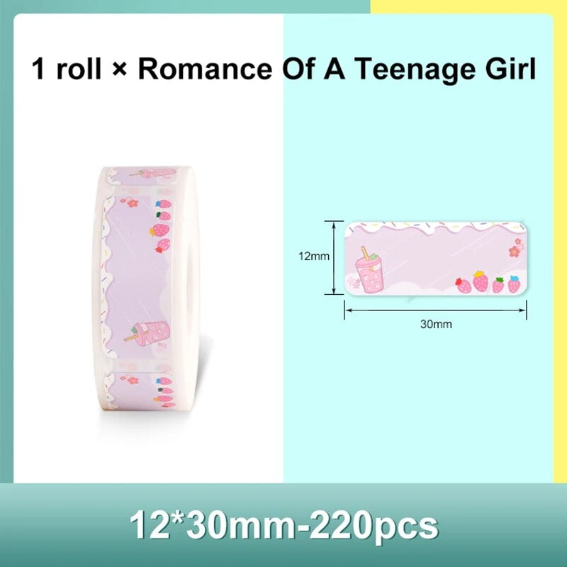 Supvan Hot Label Printer Paper Waterproof Printing Label Tape Scratch ...