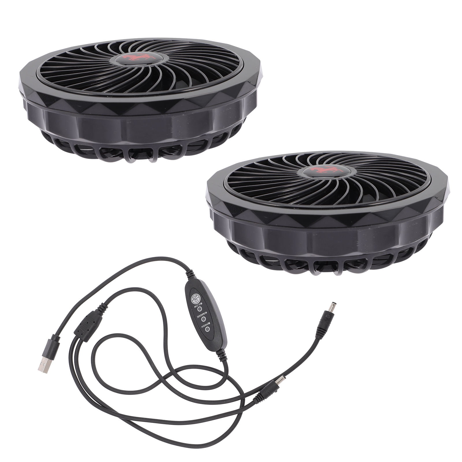 Supvox 1 Set Cooling Clothes Fan Black Low Power Consumption USB ...