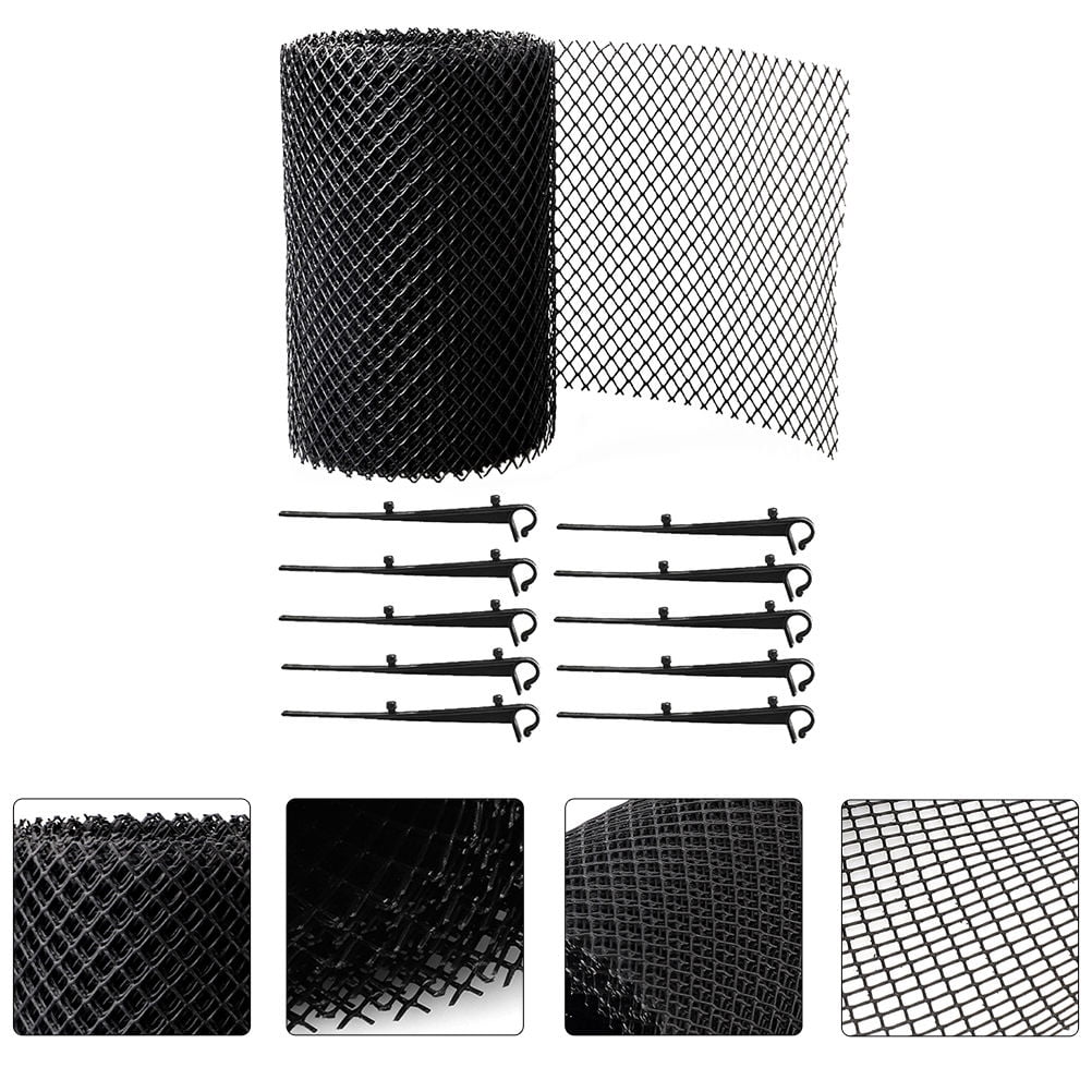 Supvox 1 Set Garden Netting Fine Mesh Plastic Gutter Guard for Drainage ...