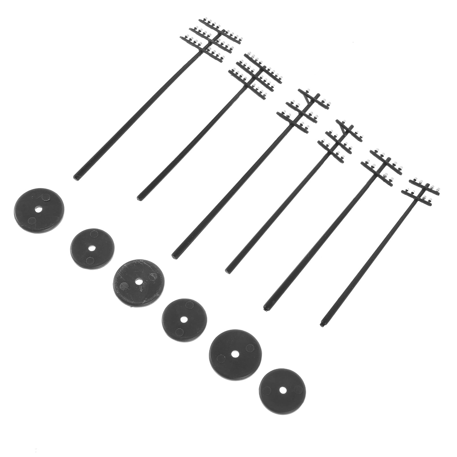 Supvox 1Set Model Train Decorative Telephone Poles for Sand Table ...