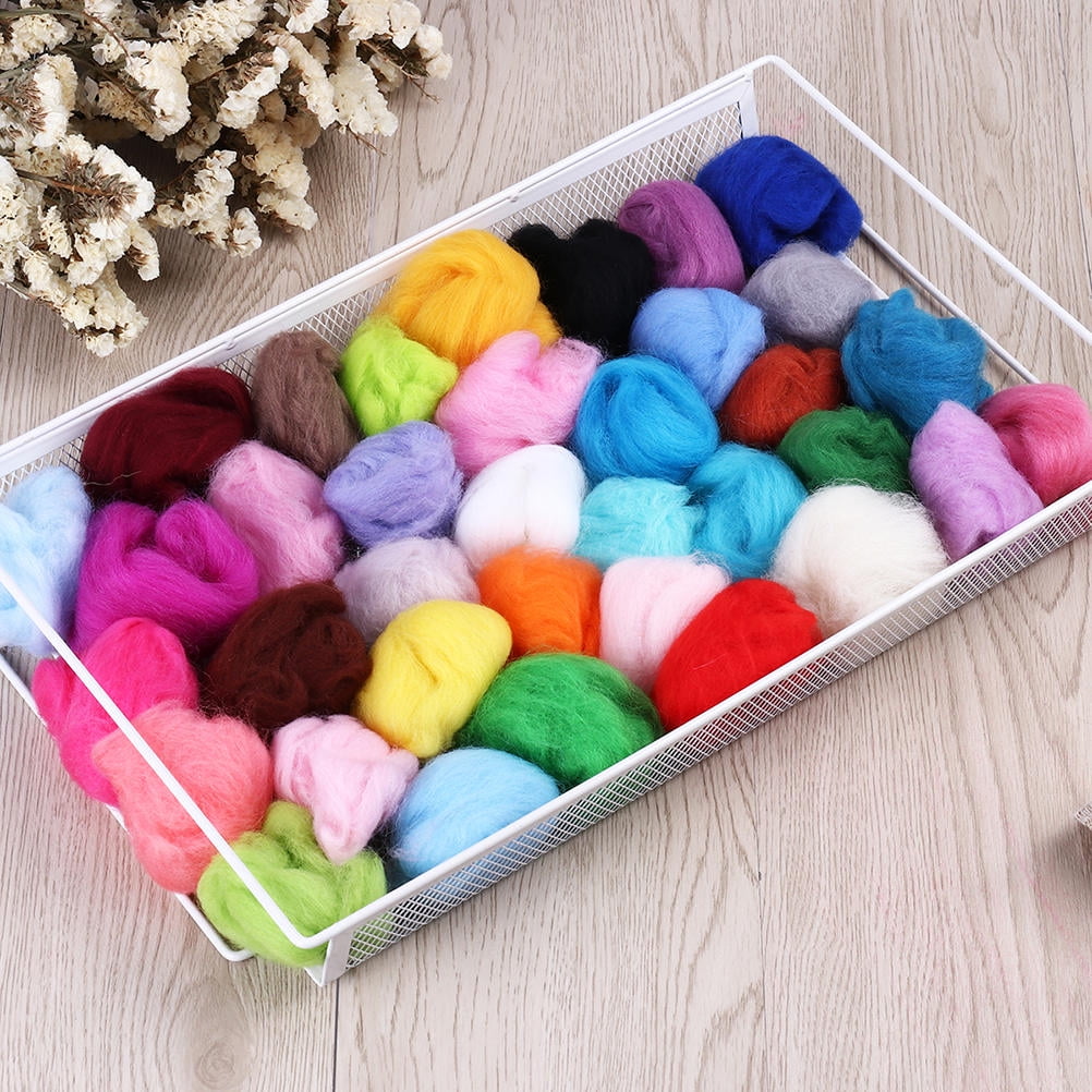 Supvox 1 Set Needle Felt Craft Assorted Color Felt Tool Supplies for ...