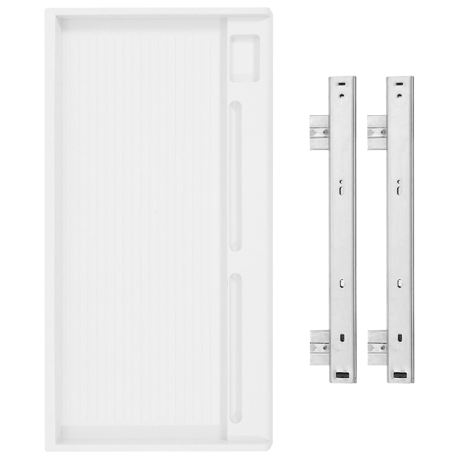 Supvox 1Set Wear Resistant White Keyboard Tray Under Desk for Computer ...