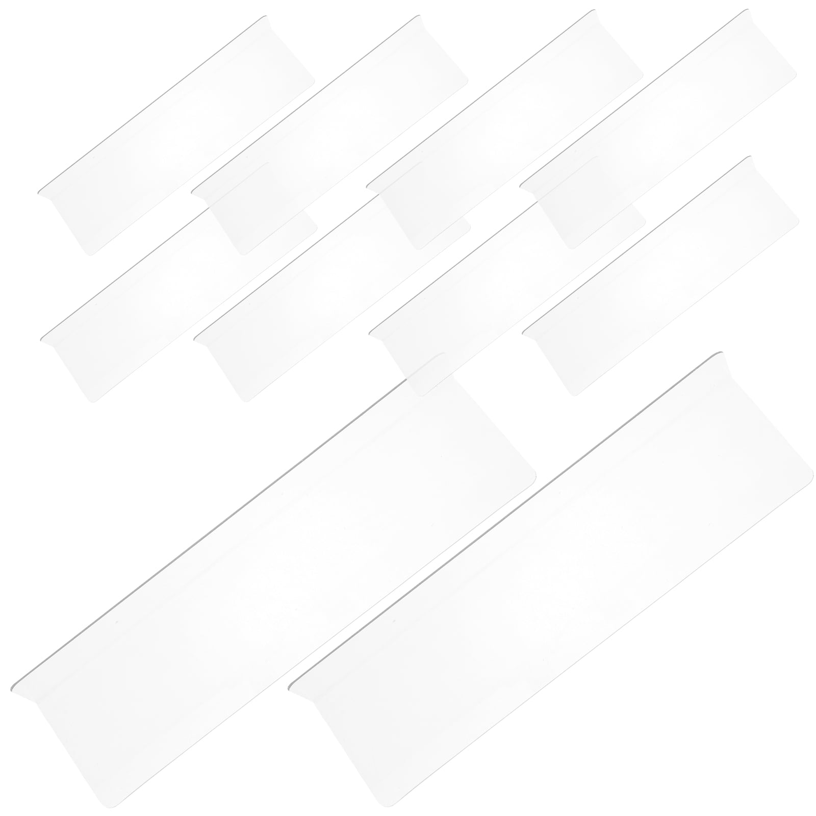 Supvox 10Pack Clear Closet Shelf Separators PVC Organization Practical ...