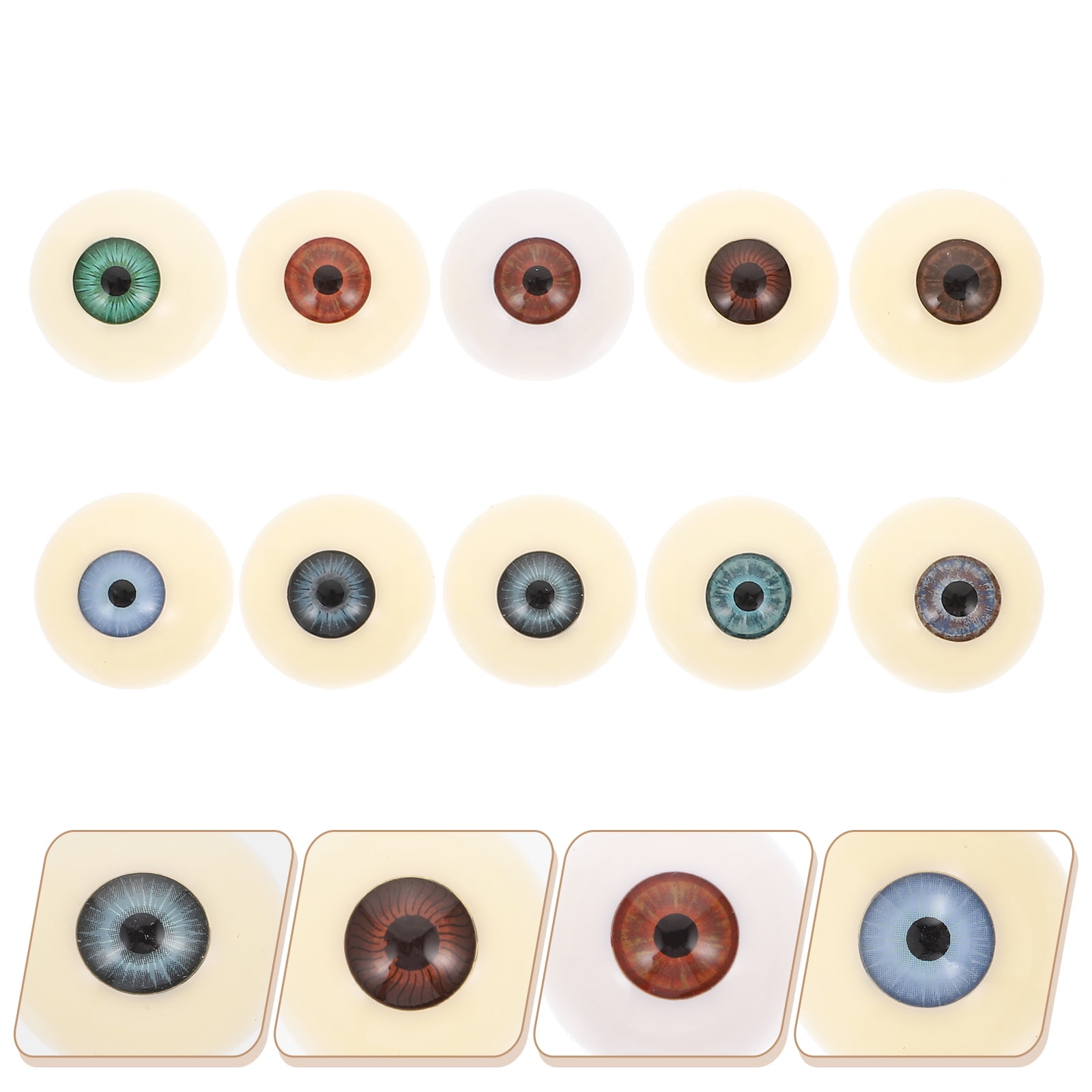 Supvox 10Pcs Realistic Life Eyeball Party Decoration Assorted Color ...