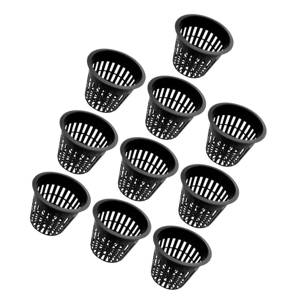 Supvox Plastic Mesh Planting Baskets Black for Home and Garden ...