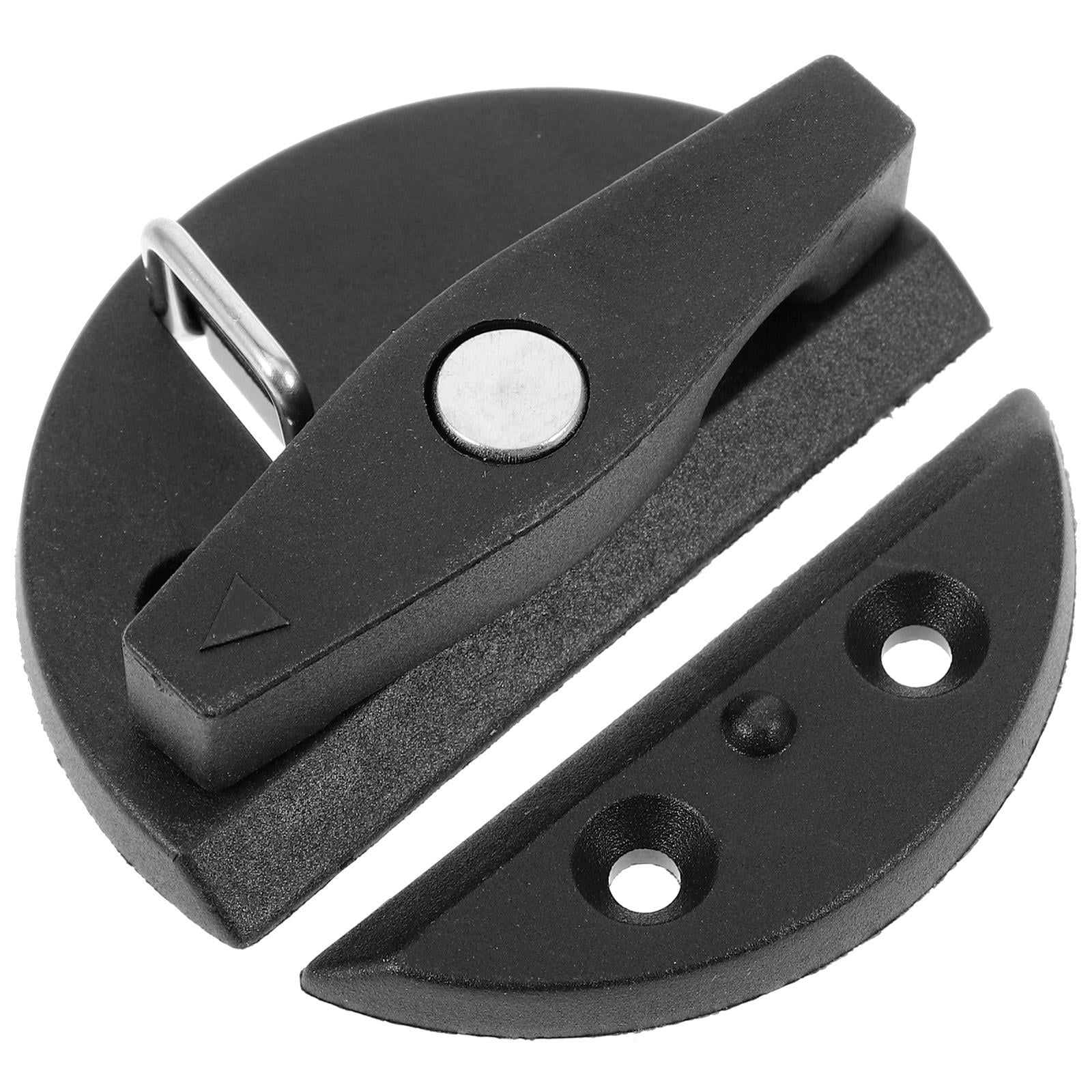 Supvox 1Pack Round Boat Deck Hatch Latch Reinforced Nylon Black Prevent ...