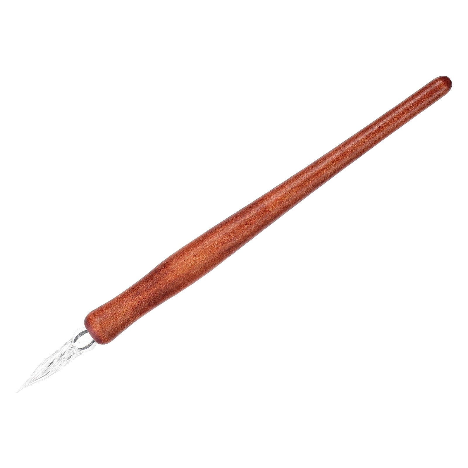 Supvox 1Pc Vintage Glass Dip Pen with Wood Handle Art Drawing Pens ...