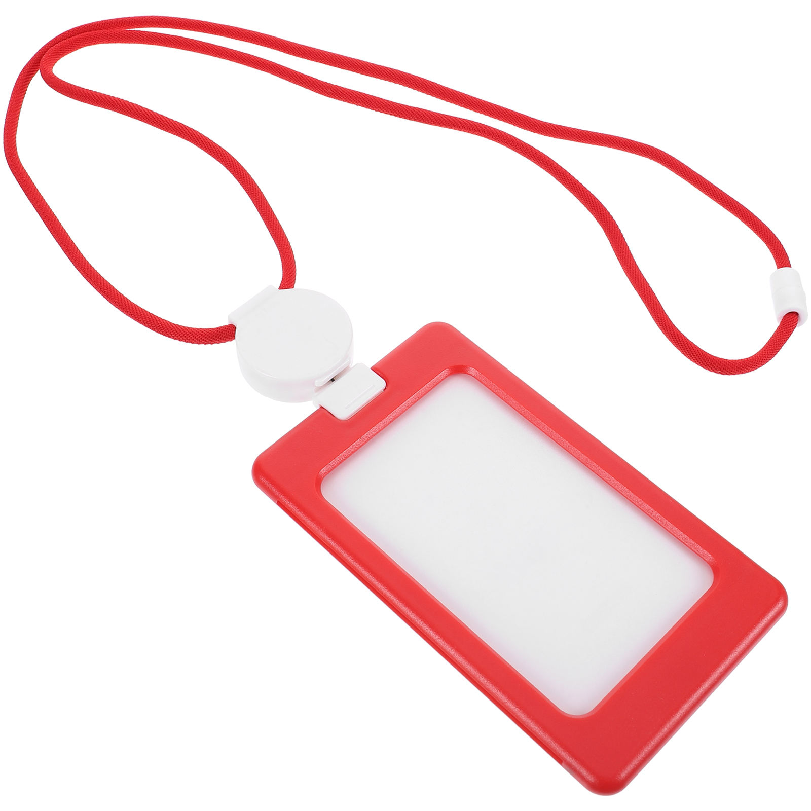 Supvox 1Pcs Card Sleeve ID Card Holder Red Simple For Everyday Use ...