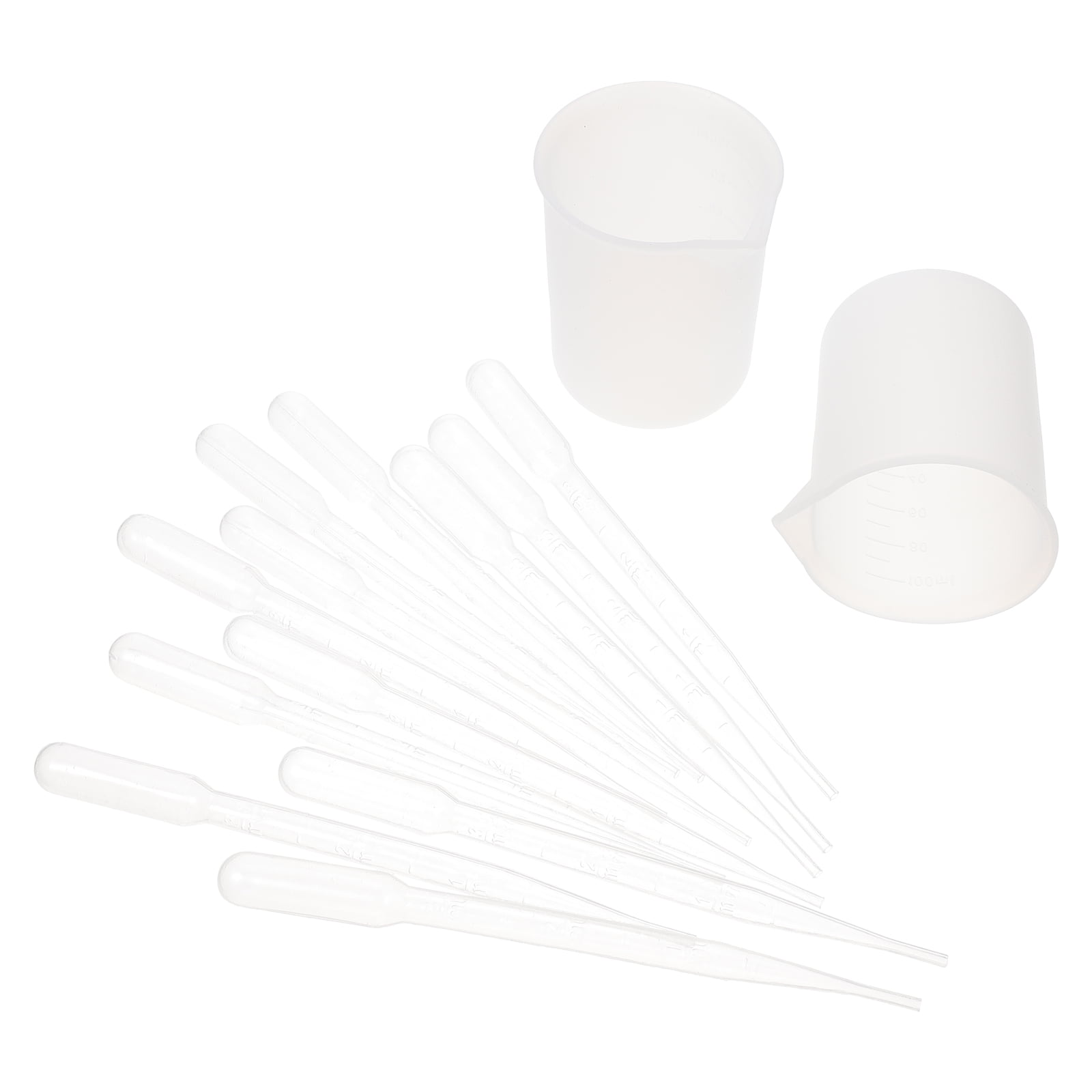 Supvox 1Set Transparent Measuring Cup and Dropper Tool Kit for DIY ...