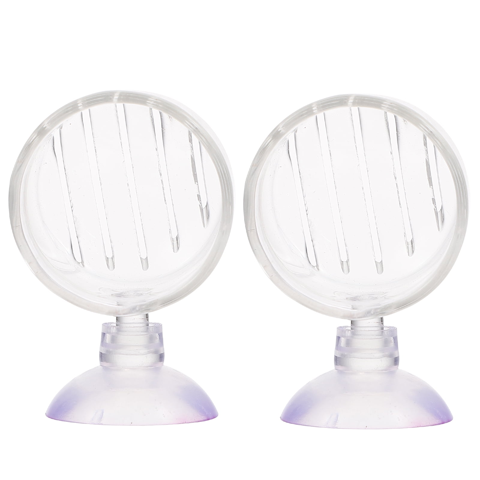 Supvox 2 Pcs Red Worm Feeder Suckers Fish Tank Food Feeder Suction Cup ...