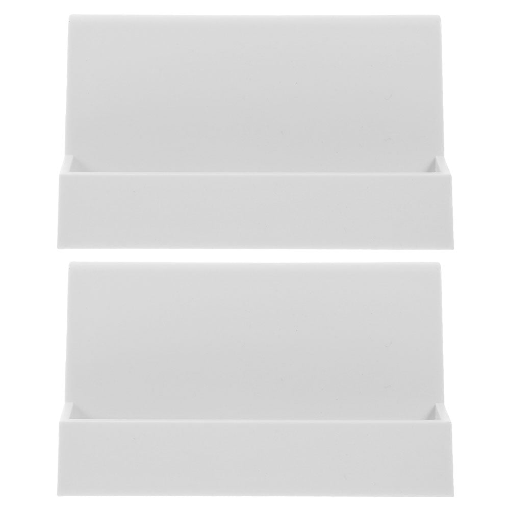 Supvox 2Pcs Multifunctional White Desktop Card Holder Stand for ...
