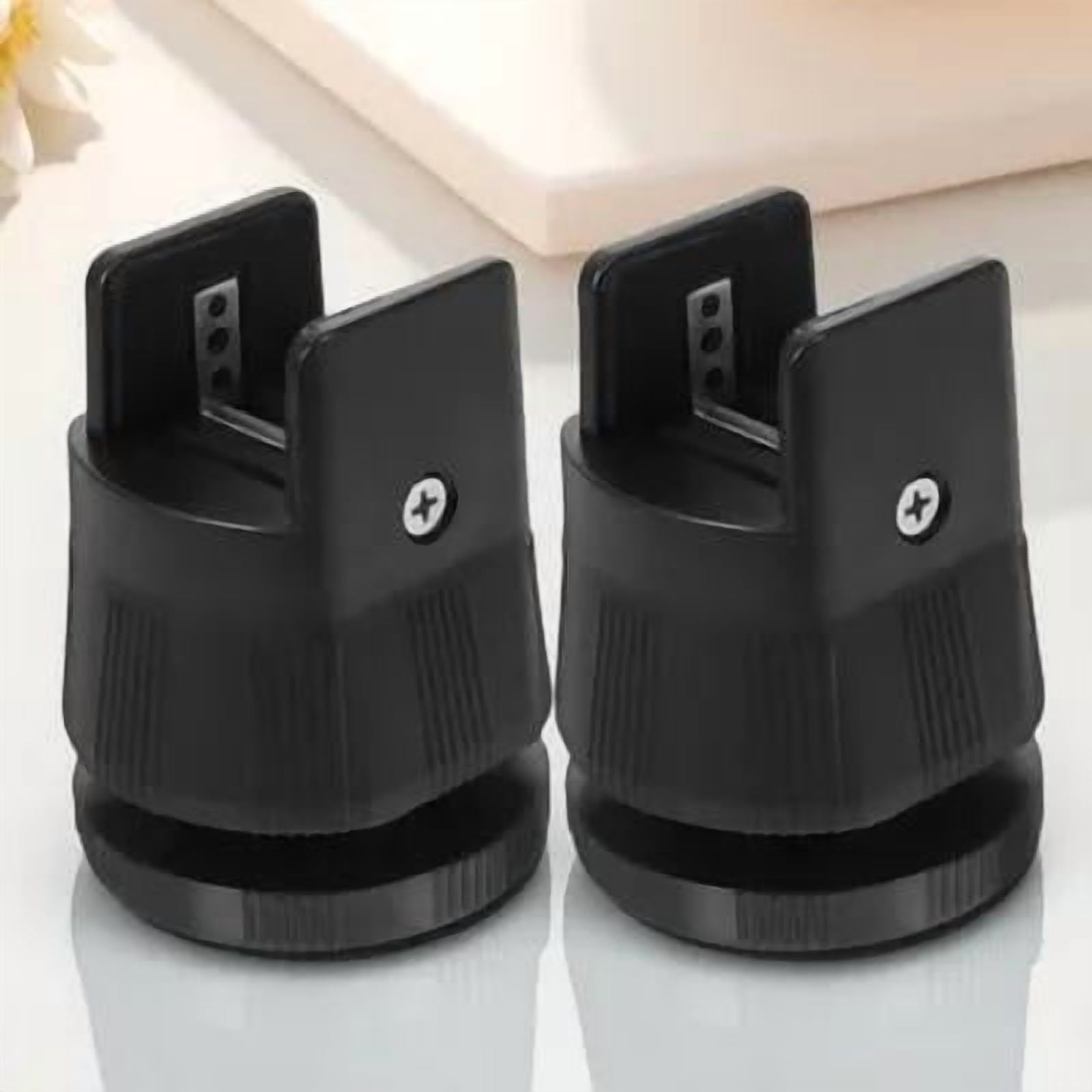 Supvox 2Pcs Table Height Extender Plastic Black for Furniture Leveling ...