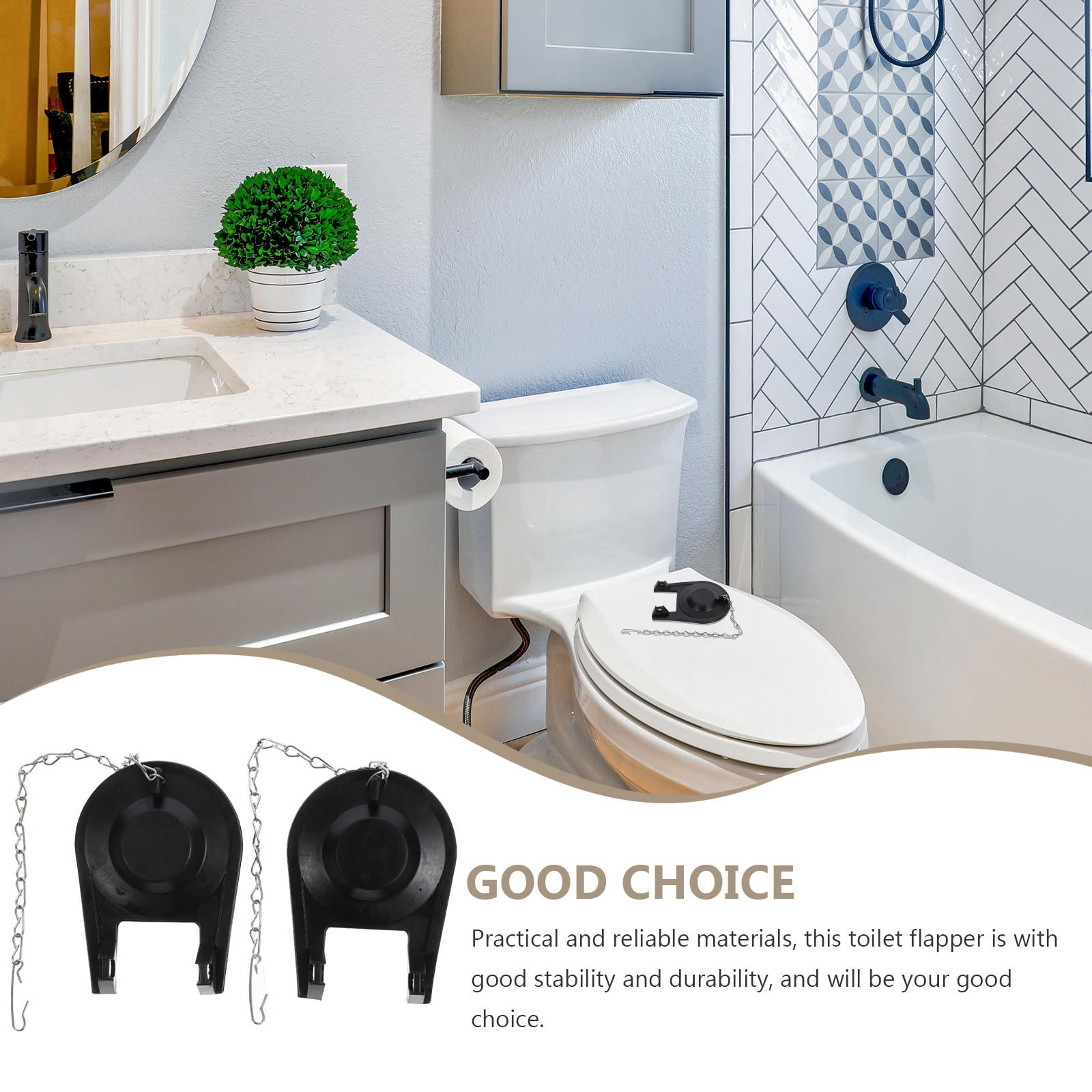 Supvox toilet flapper seal replacement Toilet Flapper Black Maintenance ...