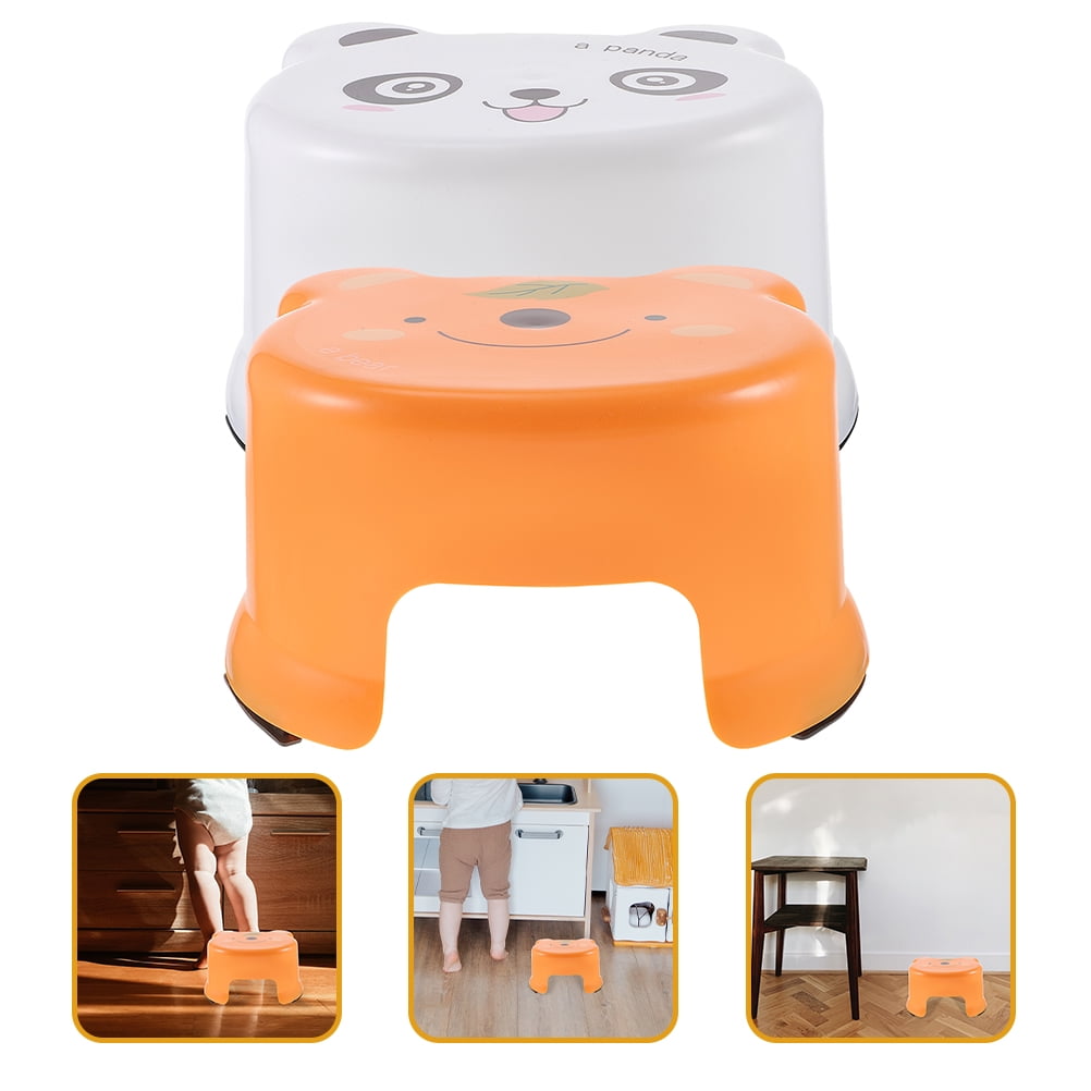 Supvox 2-Pack Assorted Color Plastic Step Stools Portable Safety Stool ...
