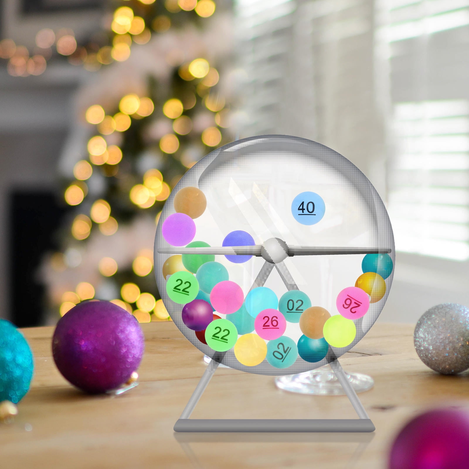 Supvox 40pcs Colorful Numbered Raffle Drawing Balls - 1 To 40, For ...