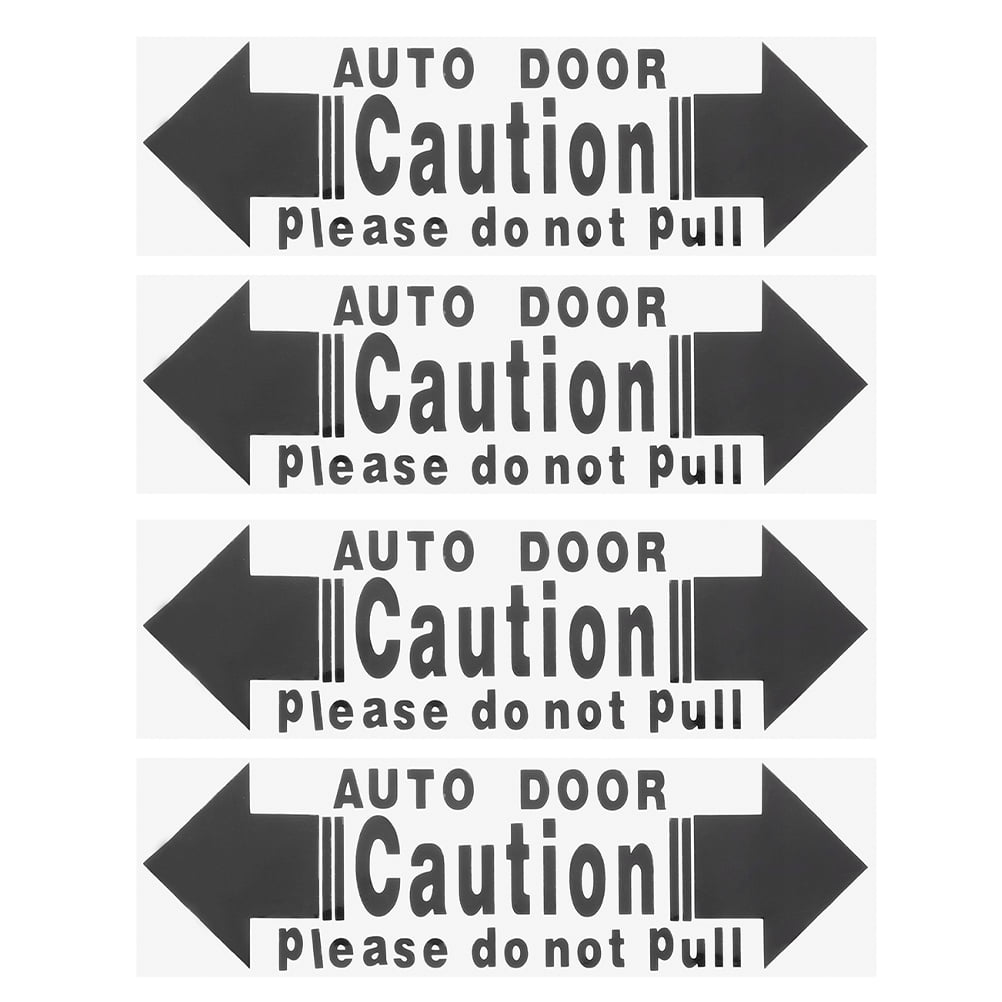 Supvox 4Pcs Car Door Opening Indicator Sticker Black Adhesive Vehicle ...