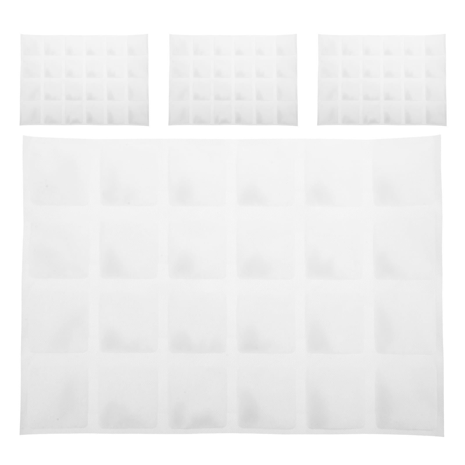 Supvox 4Pcs White Ice Pack Bag for Coolers Featuring Reusable Design ...
