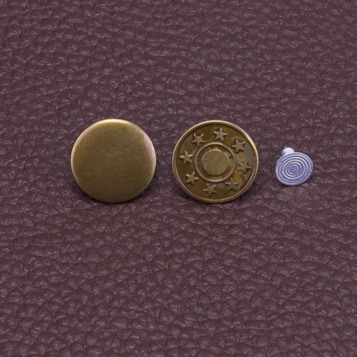 Supvox 50 Sets Jean Tack Buttons Metal Assorted Color Reinforced Rivets ...