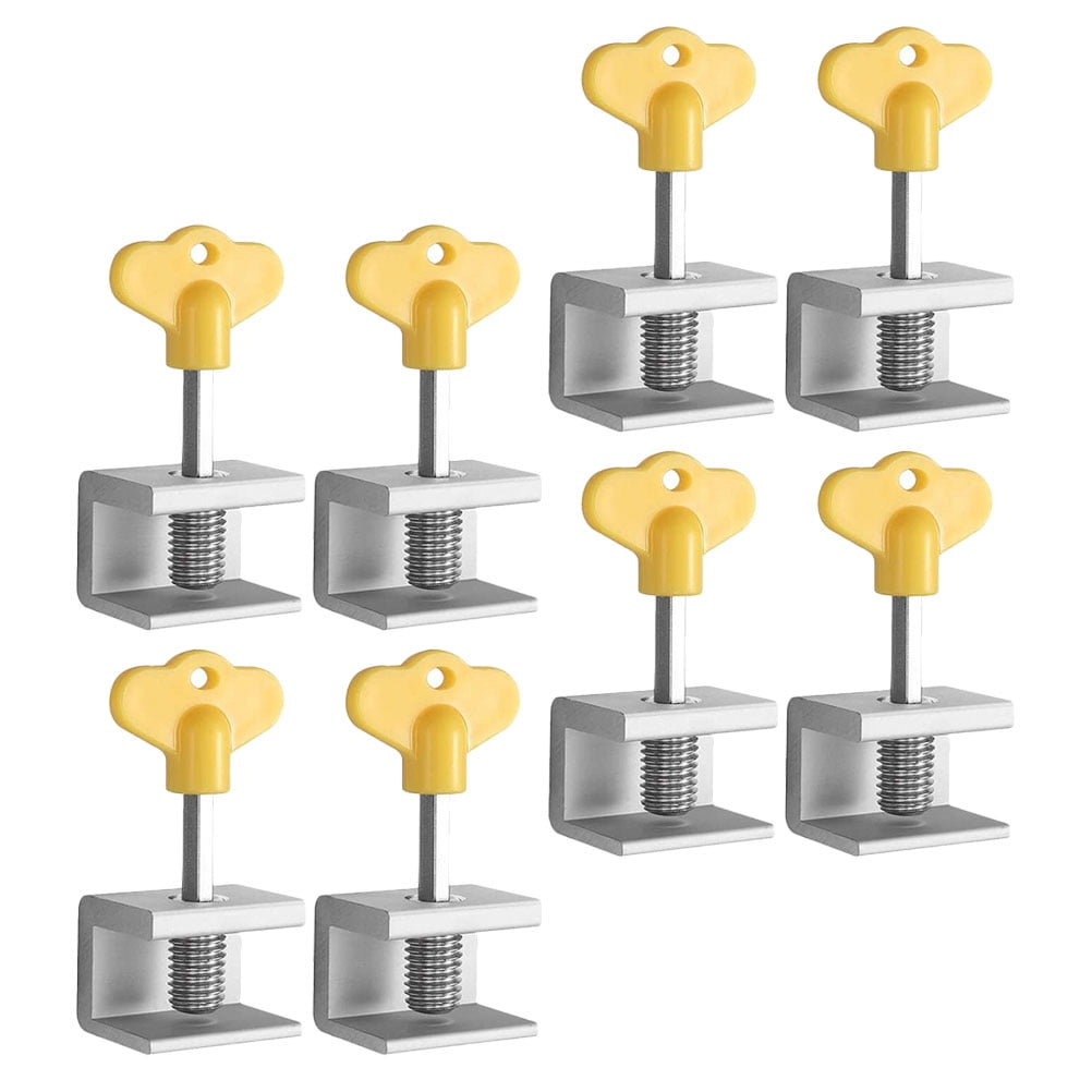 Supvox 8 Pcs Window Locks Sliding Doors Door Lock Sash Stopper Sash ...