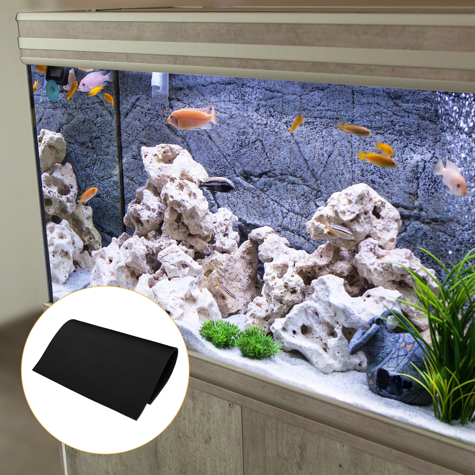 Supvox Fish Tank Mats Foam Black 1Pack - Walmart.com