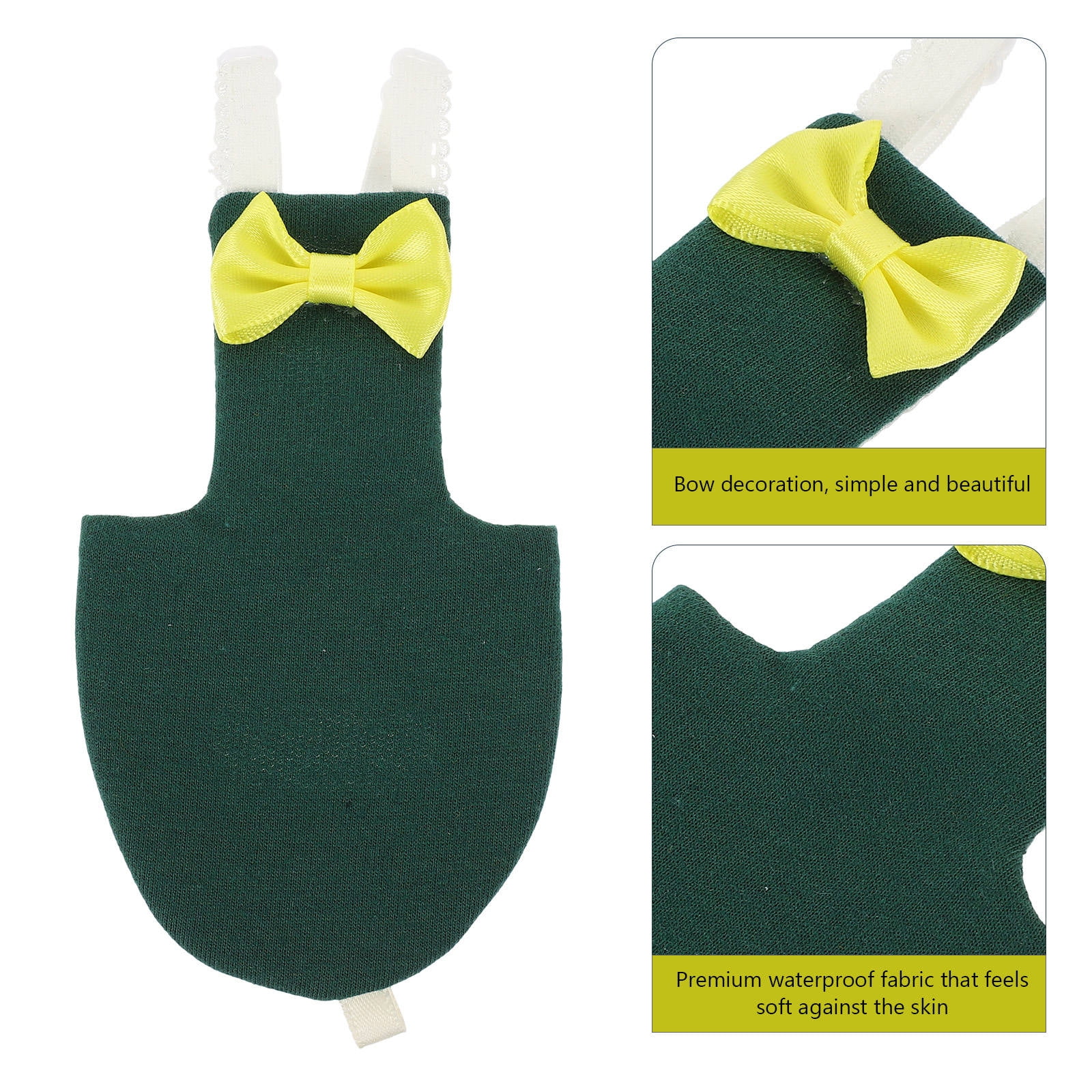 Supvox Practical Olive Green Bird Diaper for Parrots Lightweight Cotton ...