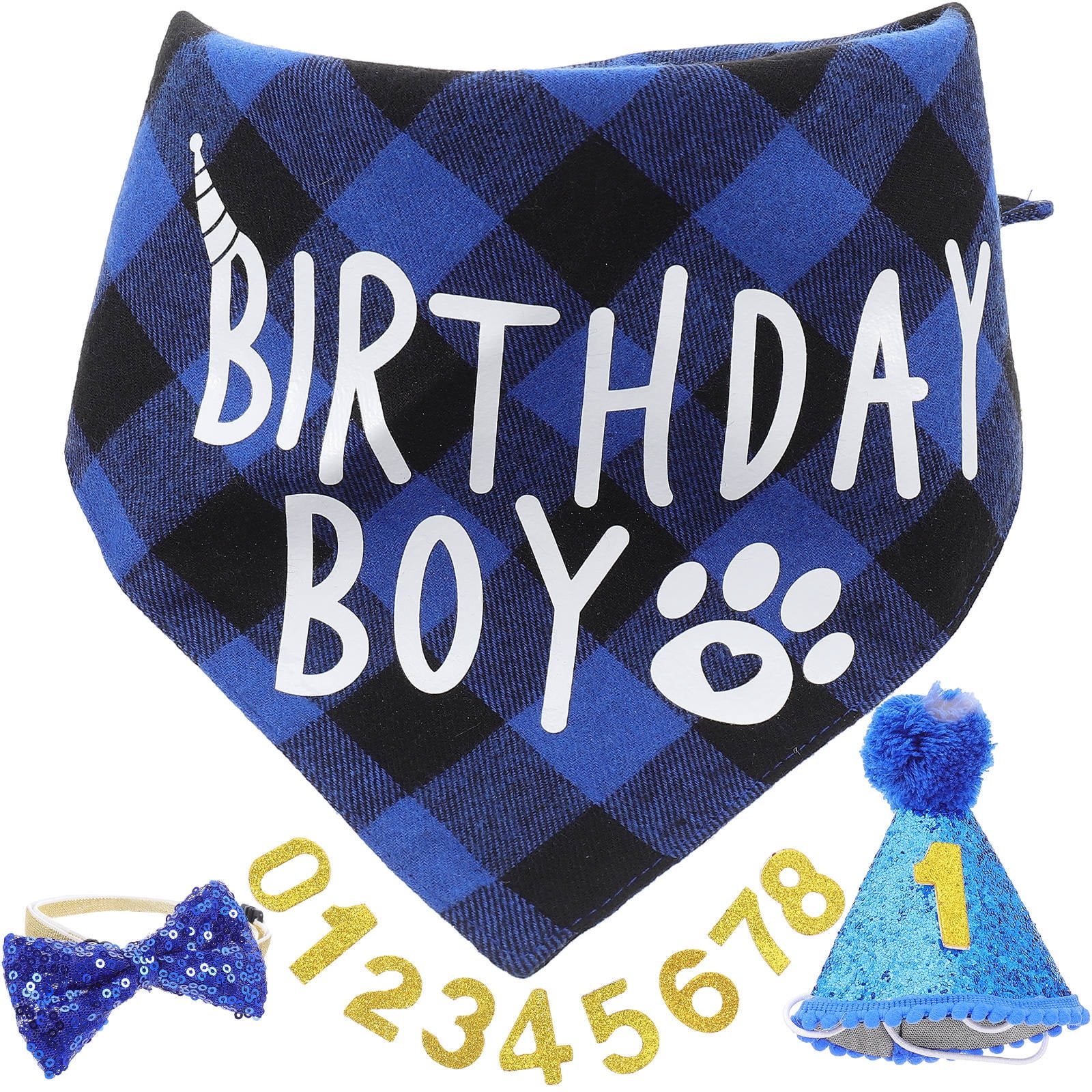 Supvox Bow Tie for Dogs in Blue Color for Birthday Celebration 1 Pack ...
