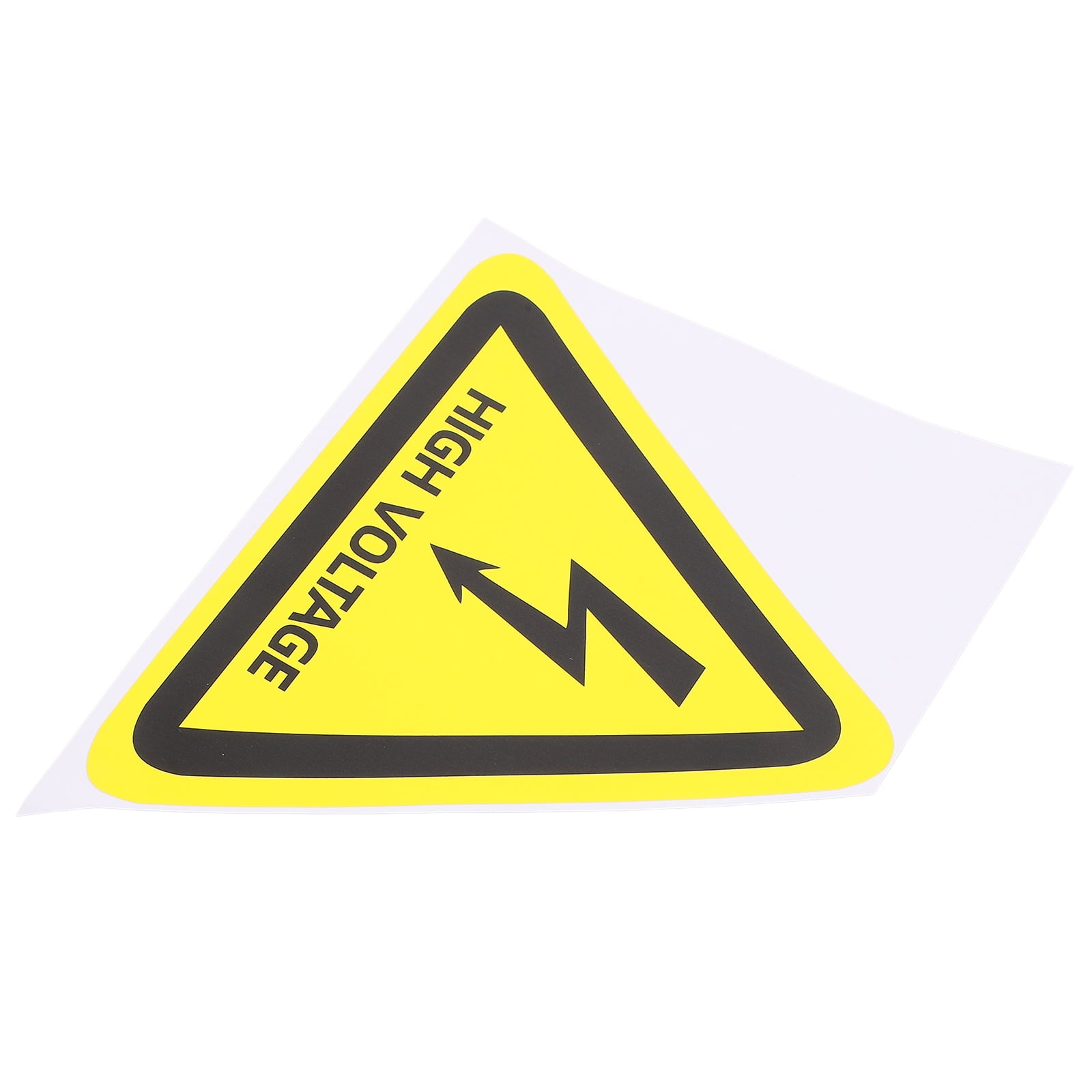 Supvox Electric Box Warning Sticker Yellow High Voltage Safety Decal ...