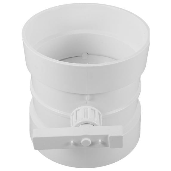 Supvox Duct Valve Backdraft Damper Valve PVC White 1Pcs - Walmart.com