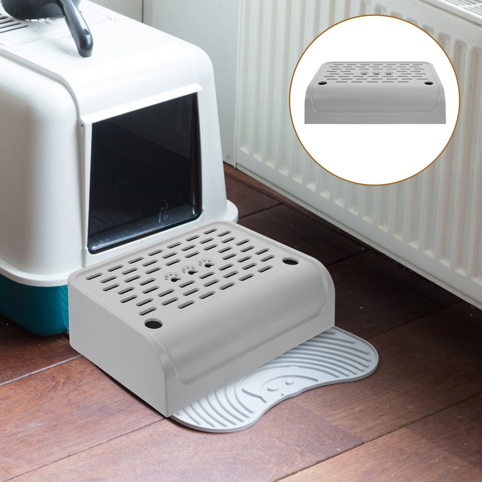 Supvox cat steps Cat Litter Ramp Silver 1Pcs - Walmart.com