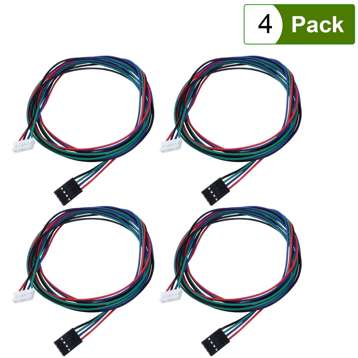 Supvox 4Pcs 3D Printer Stepper Motor Cables Compatible with Ramps Board ...