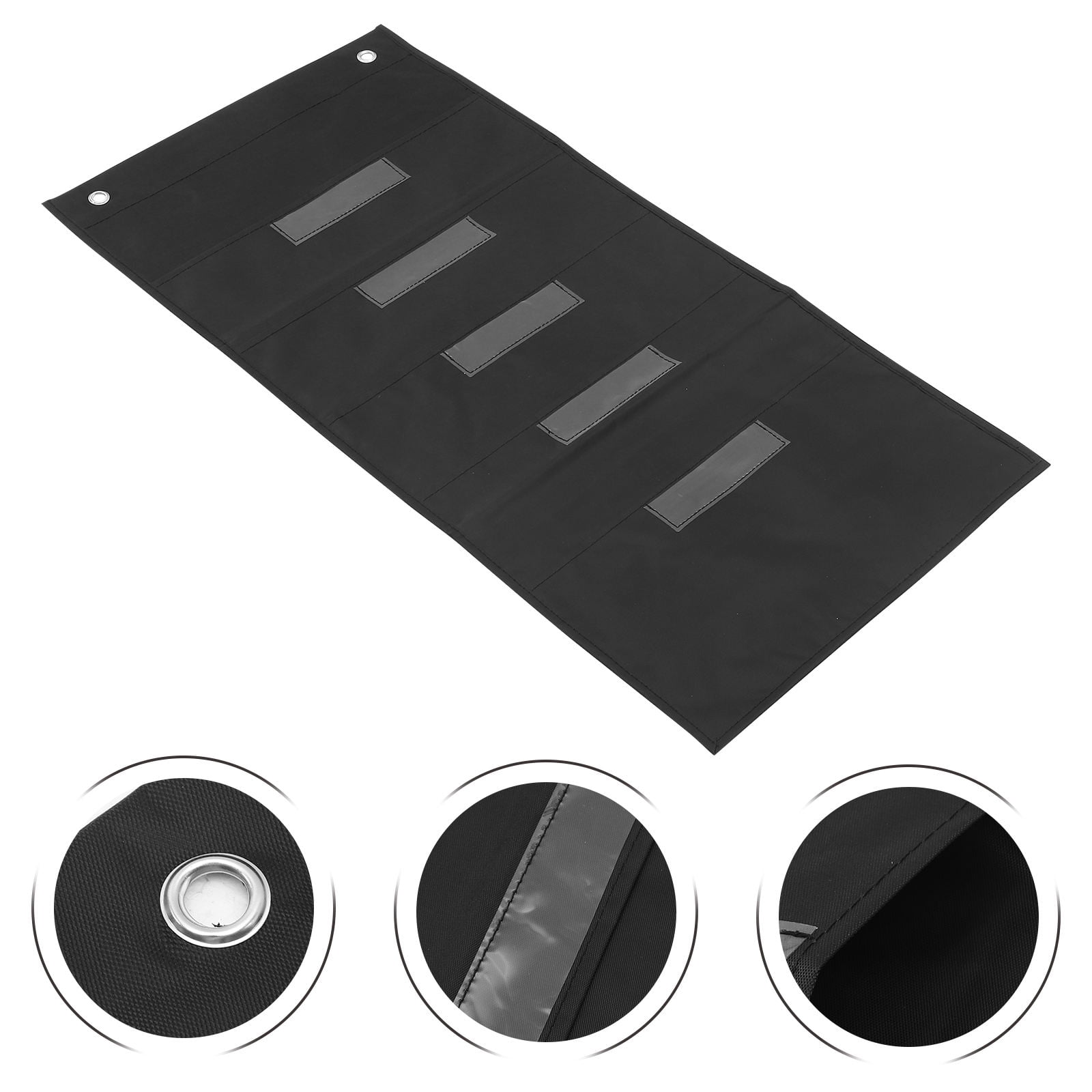 Supvox File Folder Organizer Black Nylon Files Organiser School Use ...