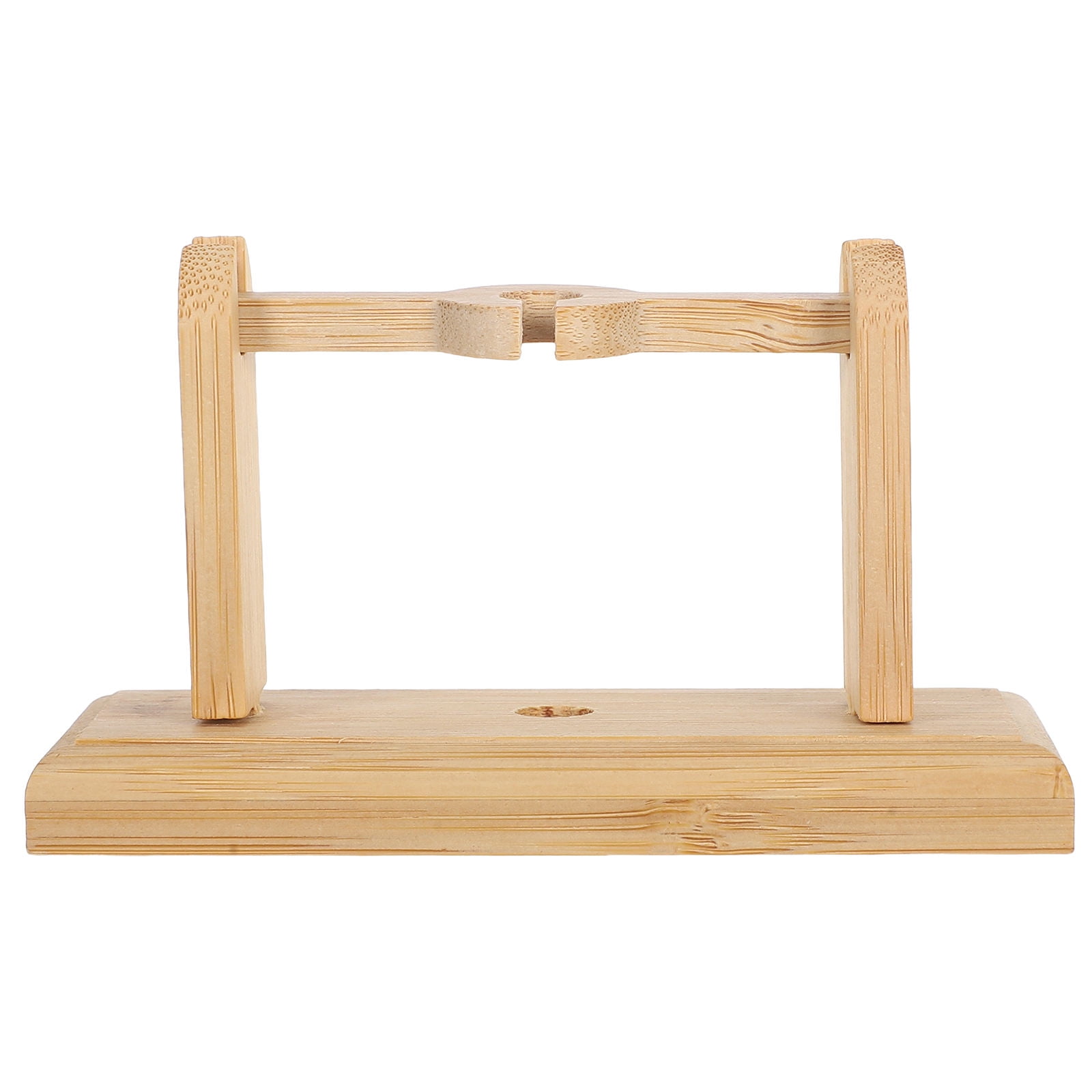 Supvox Folding Fan Mount Stand Khaki Bamboo Display Solution for People ...