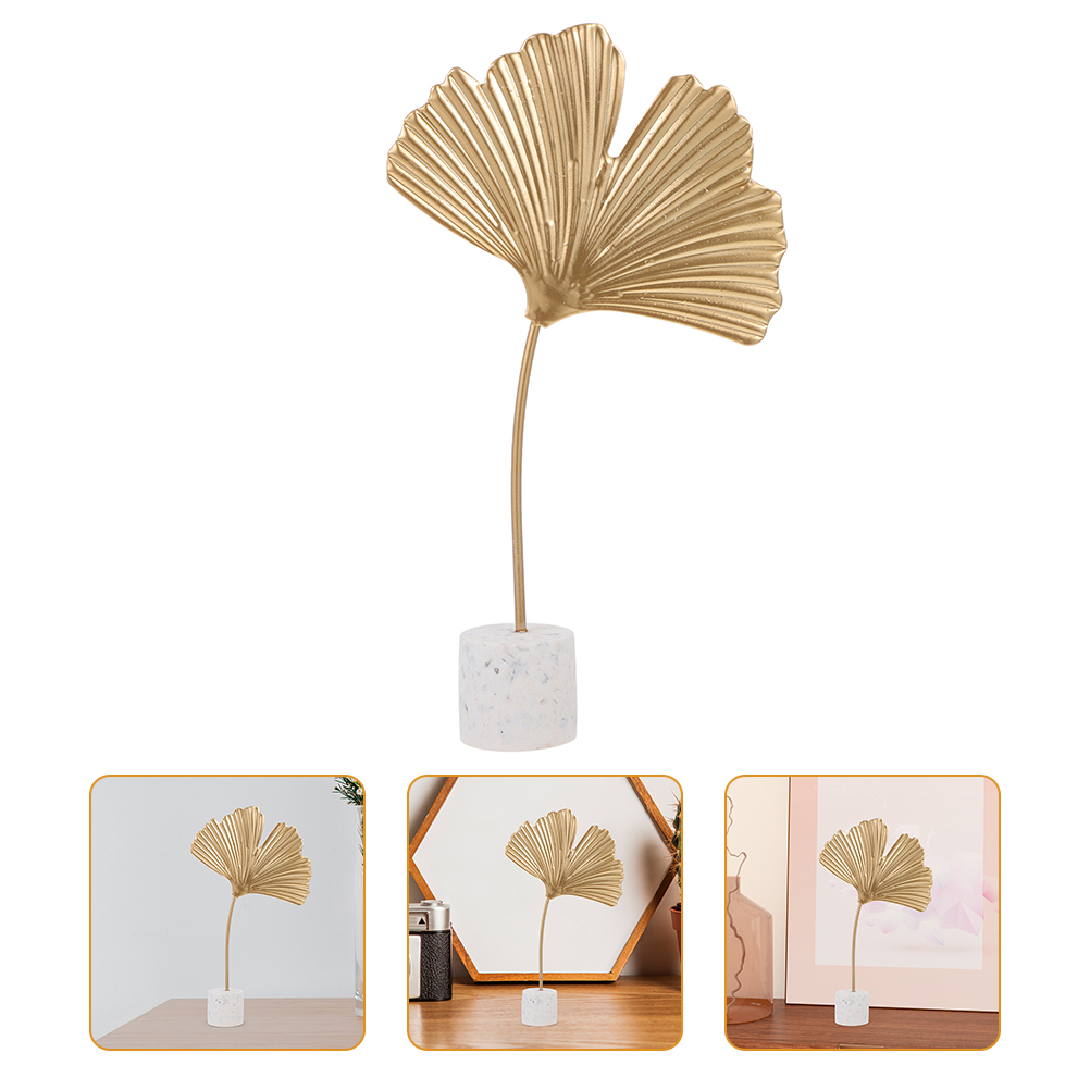 Supvox Golden Ginkgo Leaf Decor for Decoration and Office Art Adornment ...