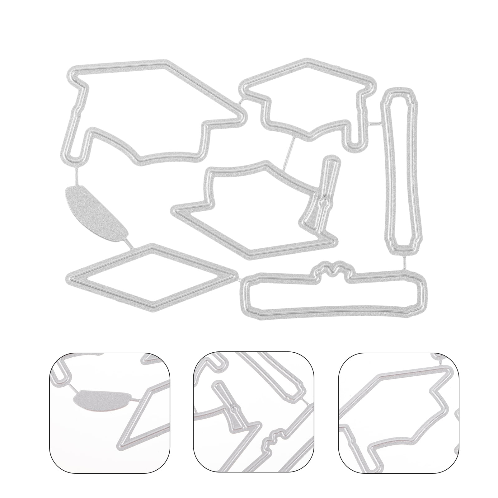 Supvox Stainless Steel Graduation Cap Cut Die for Card Making and ...