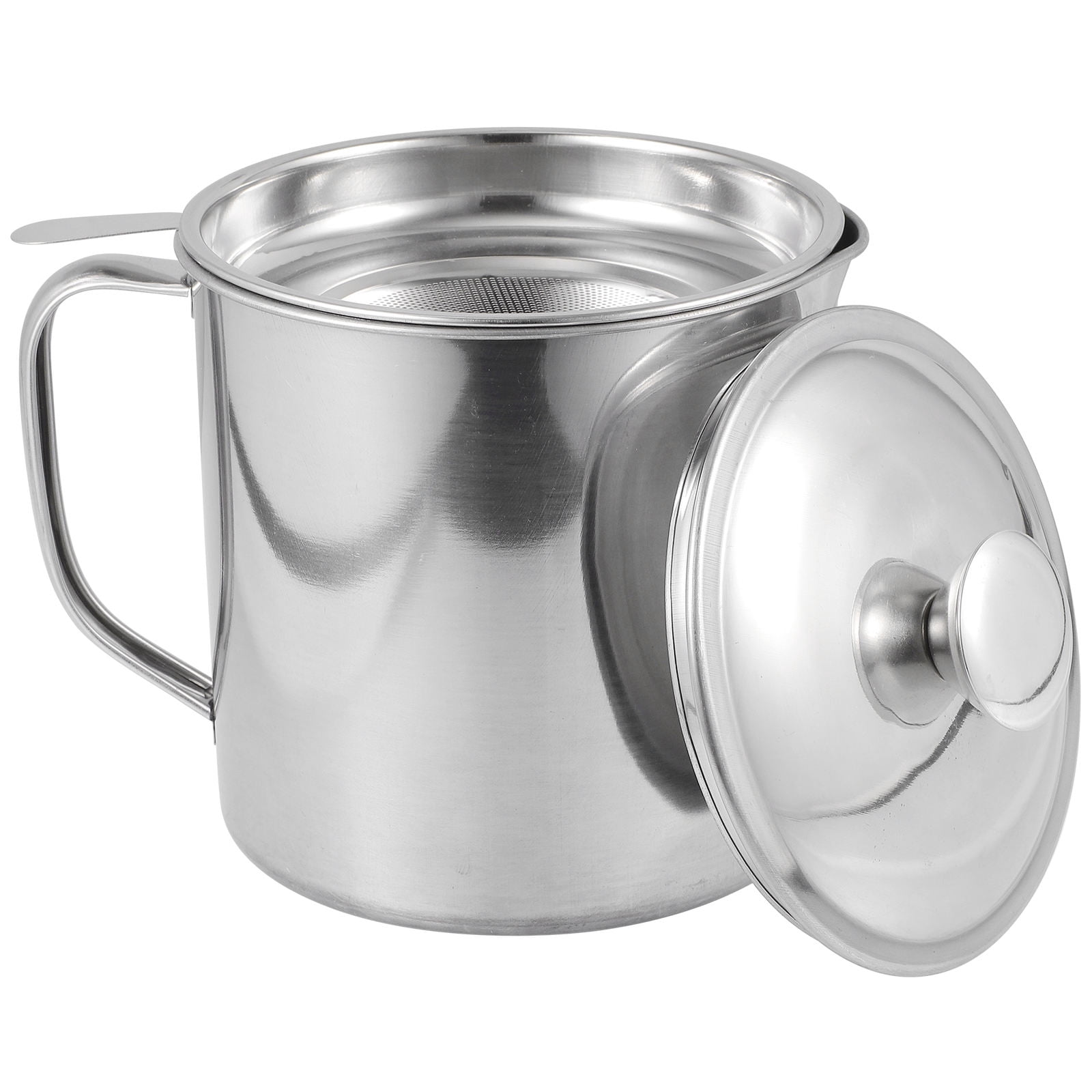 Supvox Stainless Steel Grease Container for Cooking Oil Filtering ...