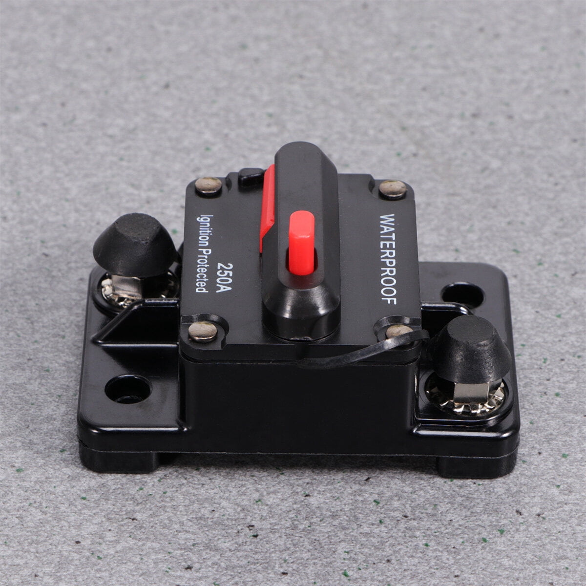Supvox Manual Reset Circuit Breaker Plastic Black for Vehicles 1Pcs ...