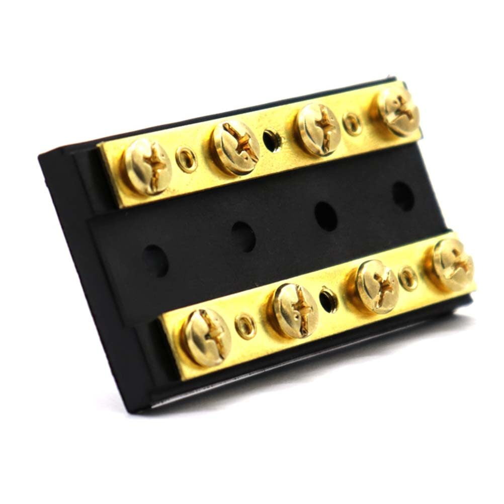 Supvox Marine Distribution Block Dual Bus Bar Black 1 Set with Easy ...