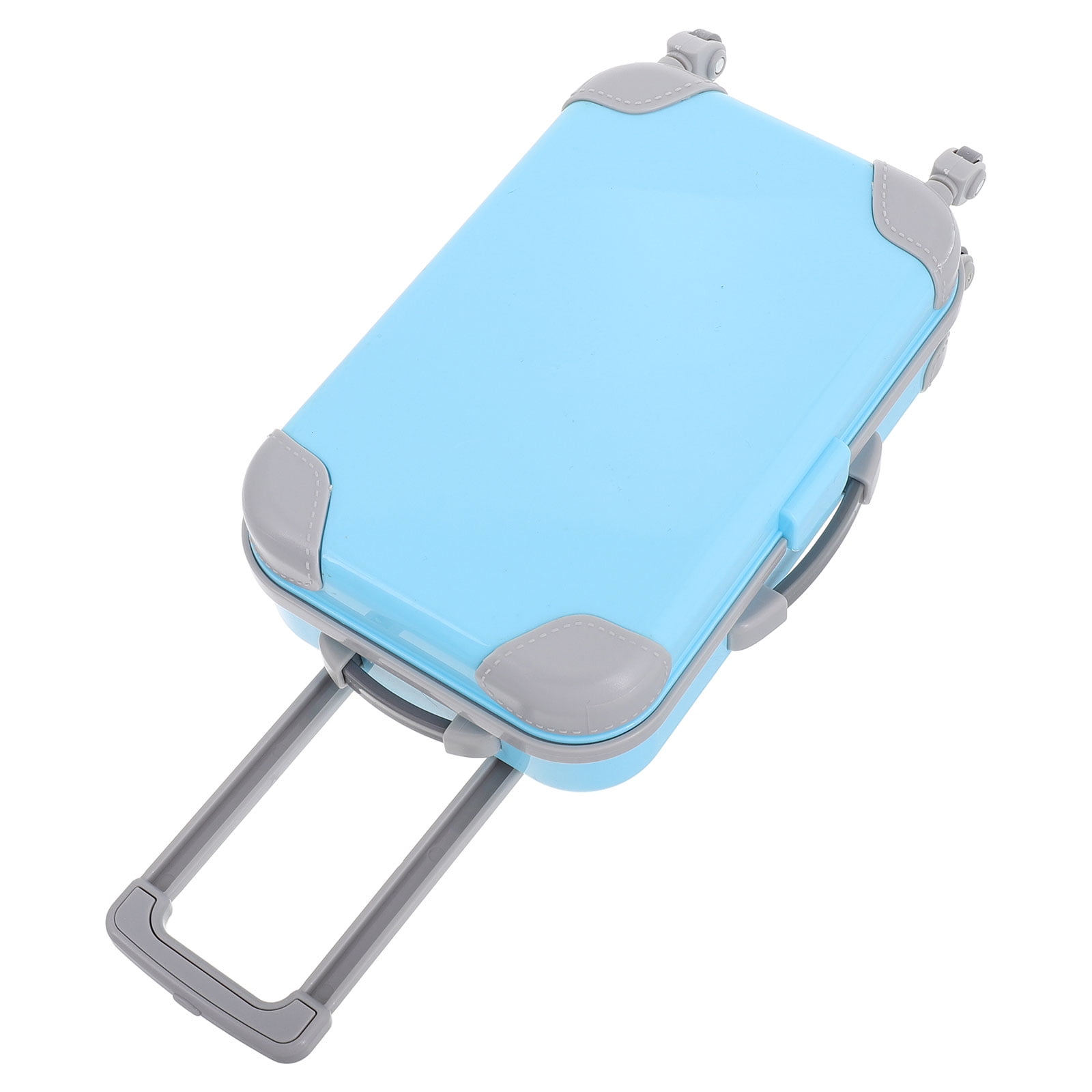 Supvox Mini Luggage Toy Sky-blue ABS Storage for House Layout 1Pack ...