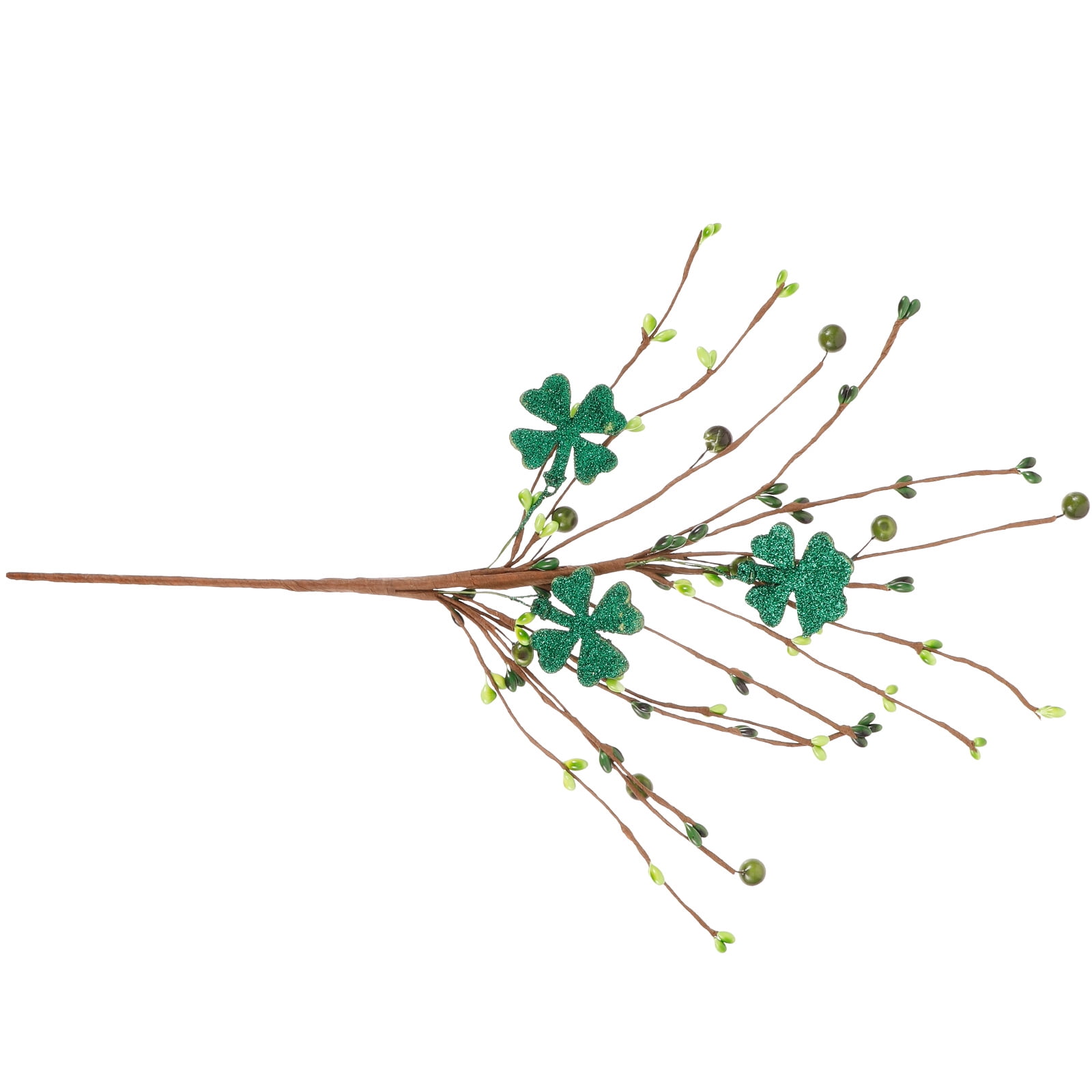 Supvox Artificial Greenery Stem Decor Four Leaf Clover Pick Plastic ...