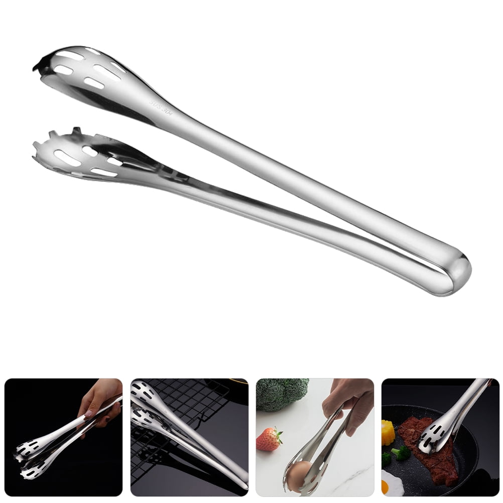 Supvox Stainless Steel Kitchen Tongs for Cooking, Serving, Barbecue ...