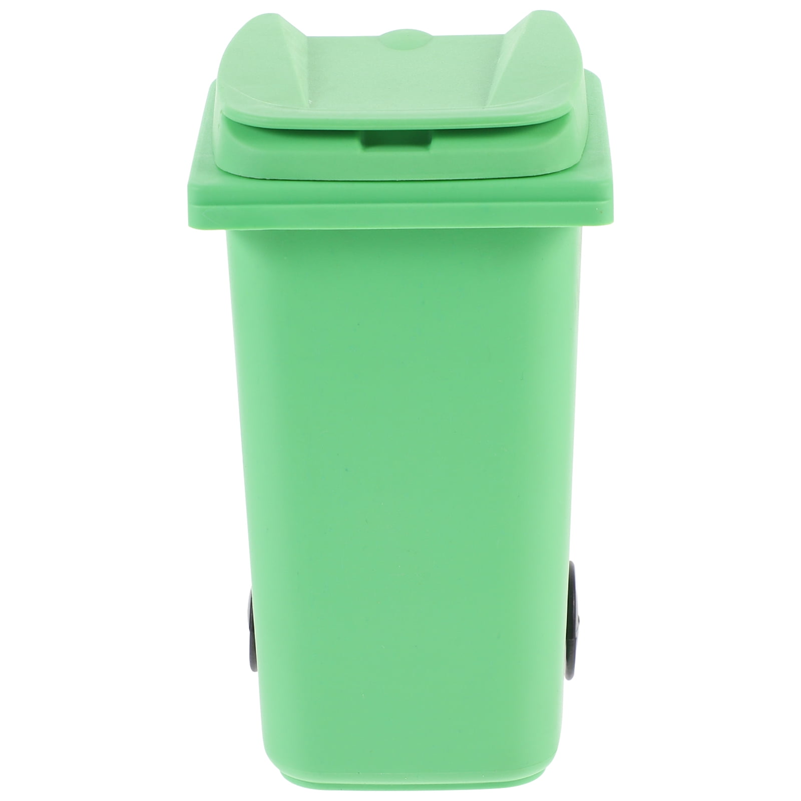 Supvox Plastic Table Rubbish Bin Green 1Pcs for Colleagues - Walmart.com