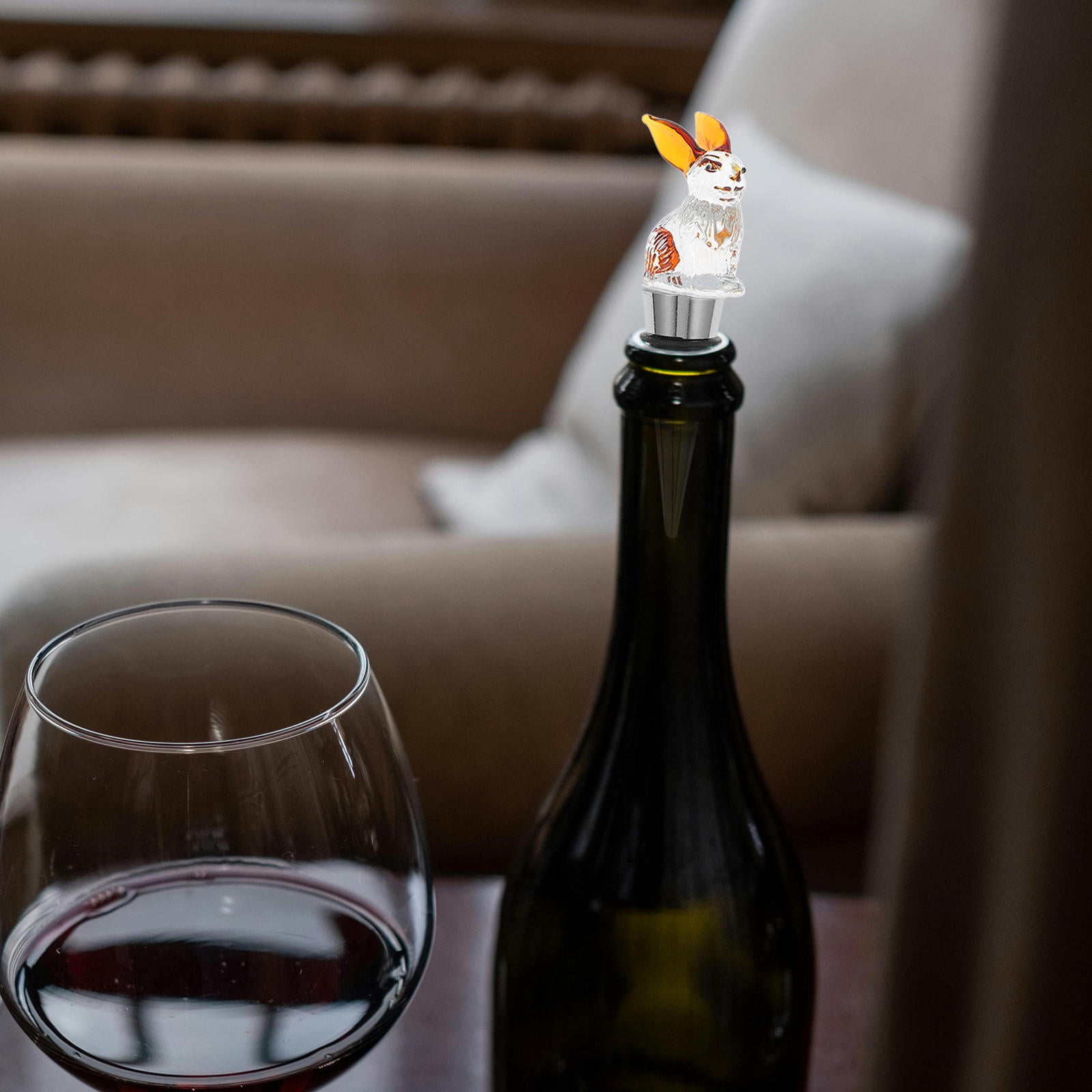 Supvox Rabbit Wine Stoppers Prevents Coffee Silicone 1Pack - Walmart.com