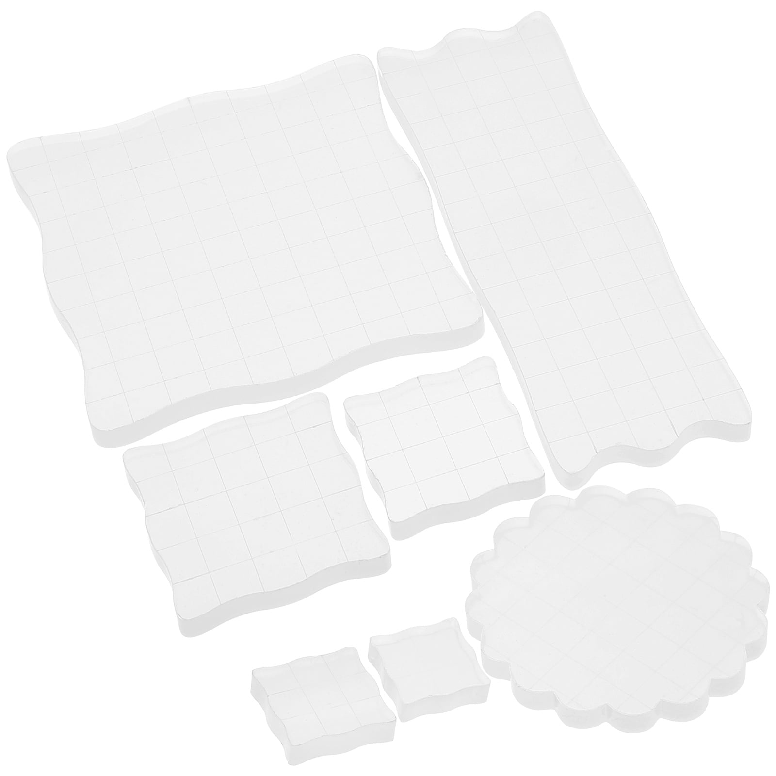 Supvox Stamping Metal Block for DIY Activities with Clear Transparent ...