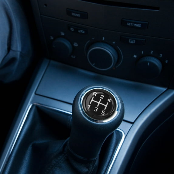 Supvox Universal Black Epoxy Gear Shift Sticker for 5 Speed Manual ...