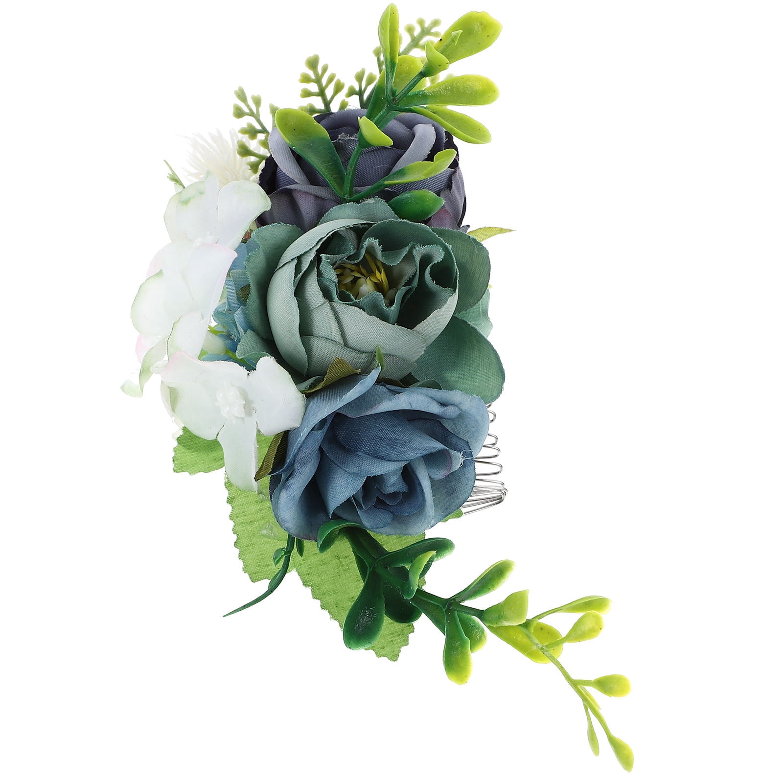 Supvox Versatile Hair Comb for Women with Rose Shape and Blue Color ...